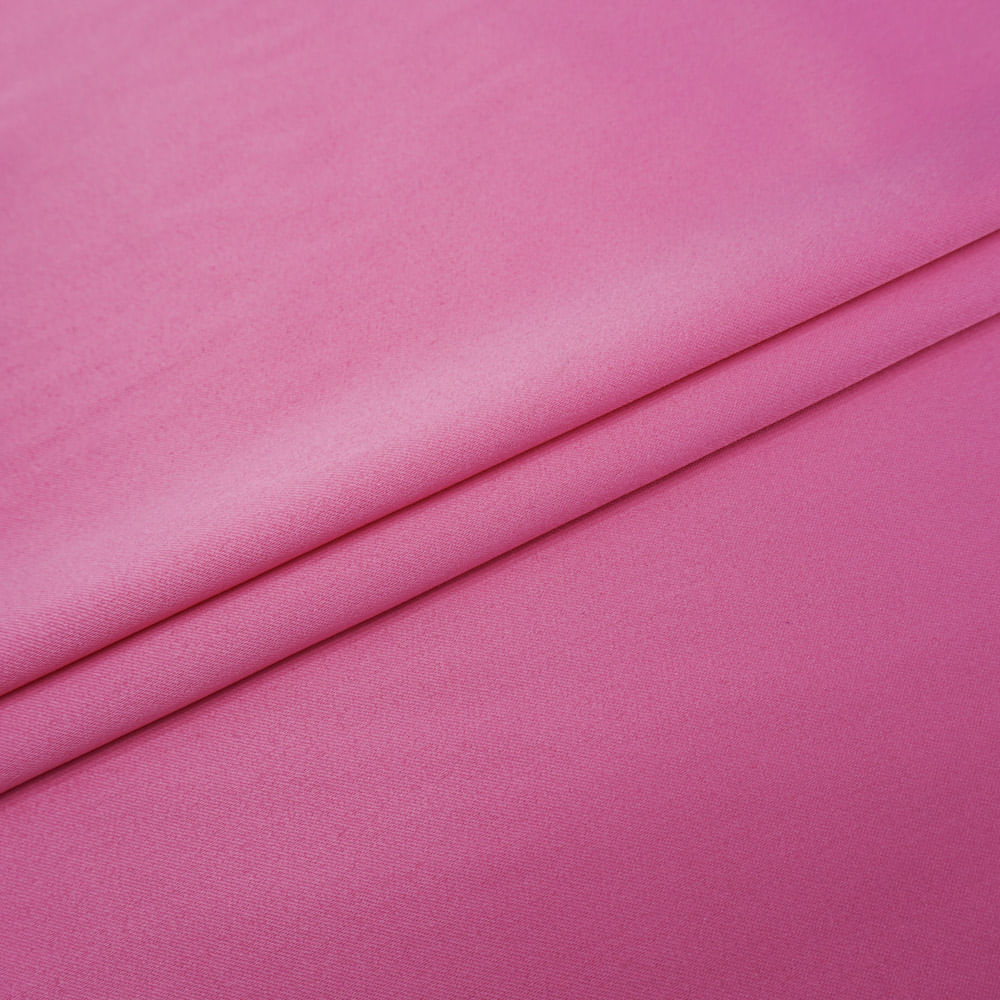 Tecido alfaiataria prada span rosa chiclete