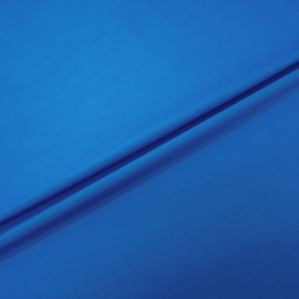 Tecido Tricoline Com Elastano Azul Royal