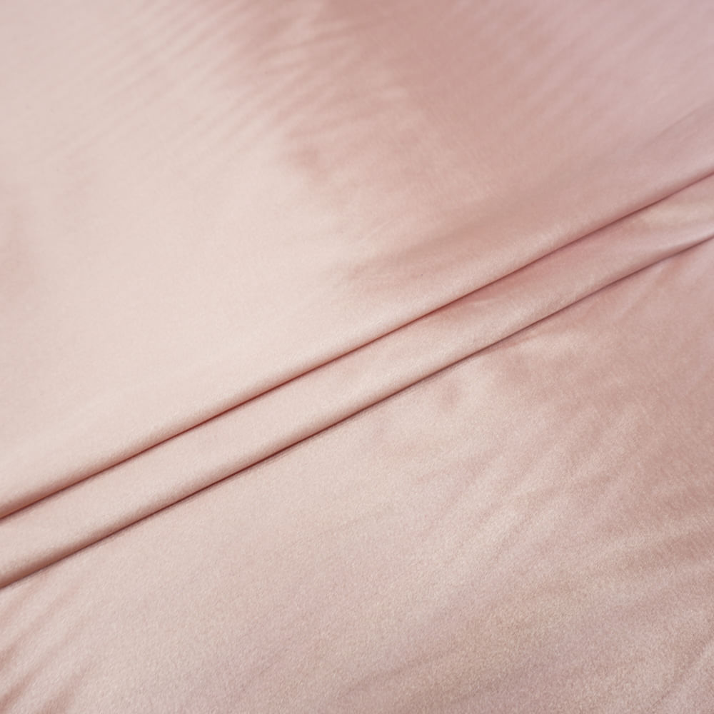 Tecido cetim com elastano rosê