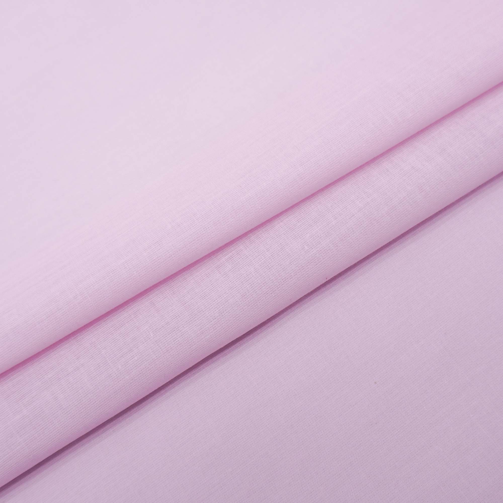 Tecido cambraia de algodão rosa bebê