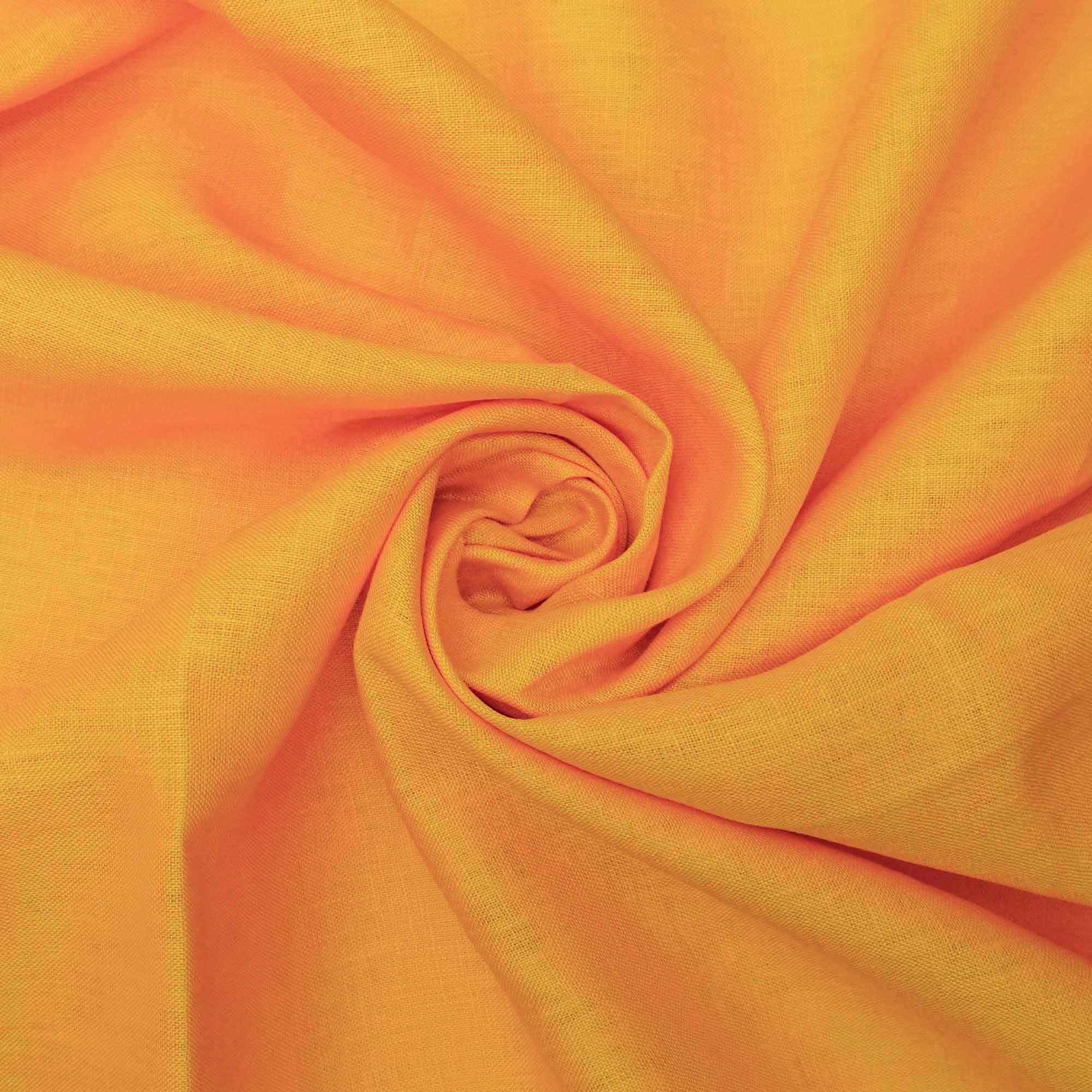 Tecido linho puro amarelo